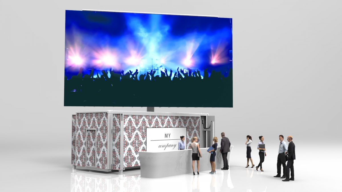 LED scherm op container - LEDify - Verhuur & Verkoop LED Schermen